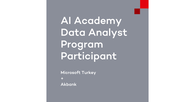 AI Academy Data Analyst Program Participant - Credly