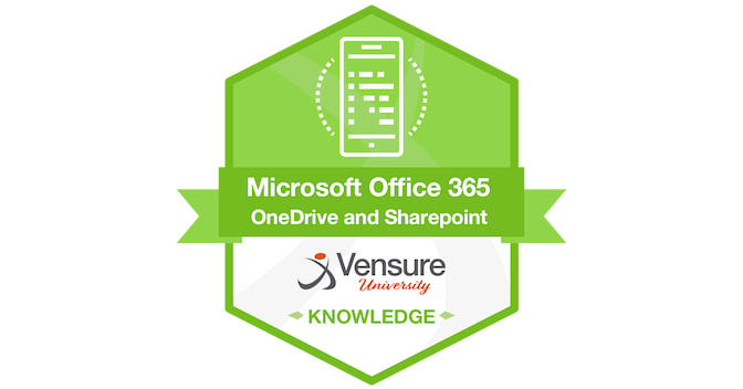 Knowledge Badge: Microsoft Office 365 OneDrive and SharePoint - Credly