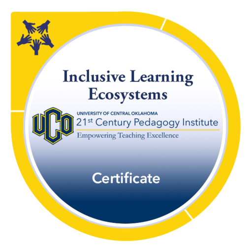 Inclusive Learning Ecosystems Certificate - Credly