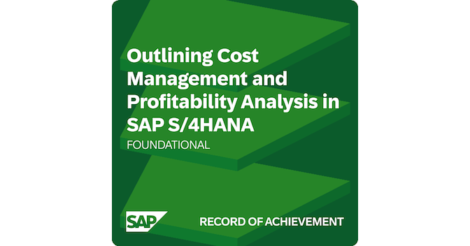 Outlining Cost Management and Profitability Analysis in SAP S/4HANA ...