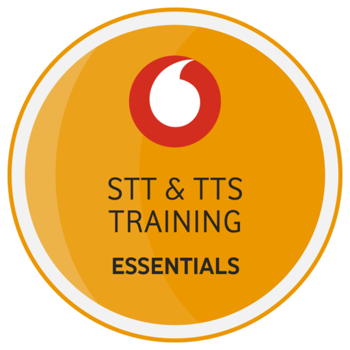 STT/TTS Essentials Badge - Credly