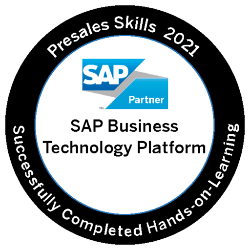 Presales Skills 2021 - SAP Business Technology Platform - Credly
