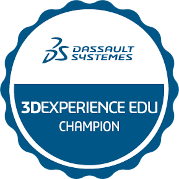 3DEXPERIENCE Edu Champion - Credly
