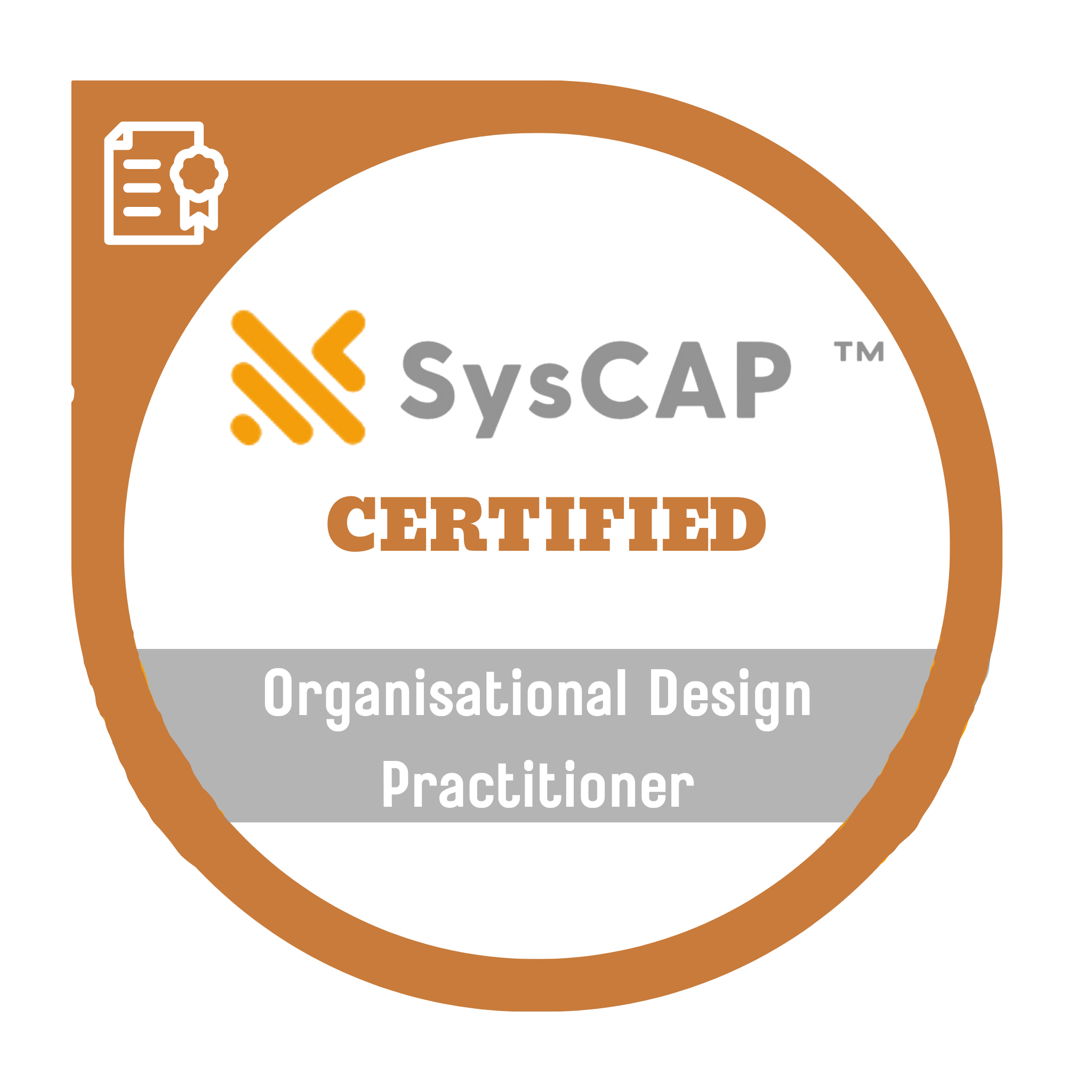 SysCAP ™ Certified Organisational Design Practitioner - Credly