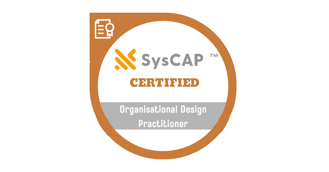 SysCAP ™ Certified Organisational Design Practitioner - Credly
