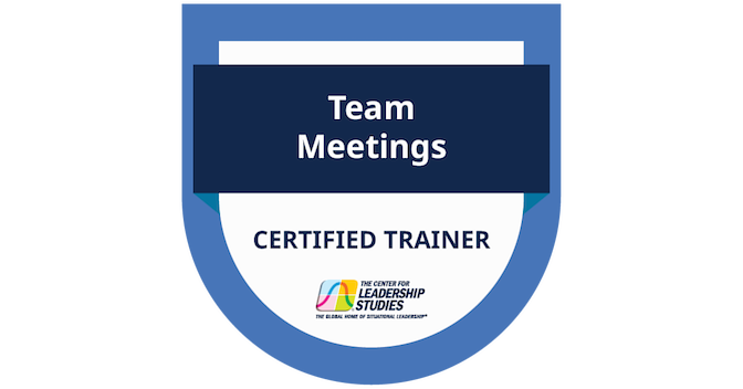 Team Meetings Certified Trainer - Credly