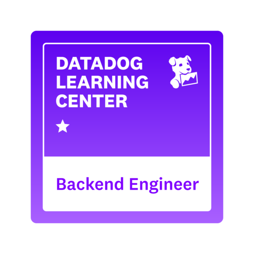 Backend Engineer Learning Path - Credly