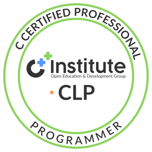[CLP-12-01] CLP – C Certified Professional Programmer - Credly