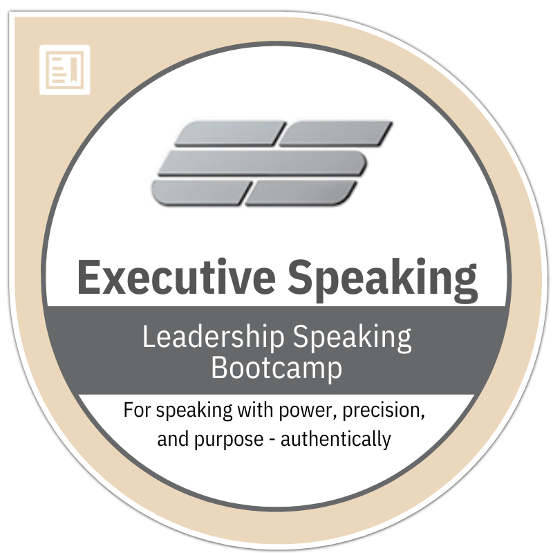 Leadership Speaking Bootcamp - Credly