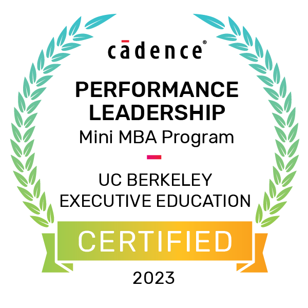 Cadence Performance Leadership 2023 - Credly