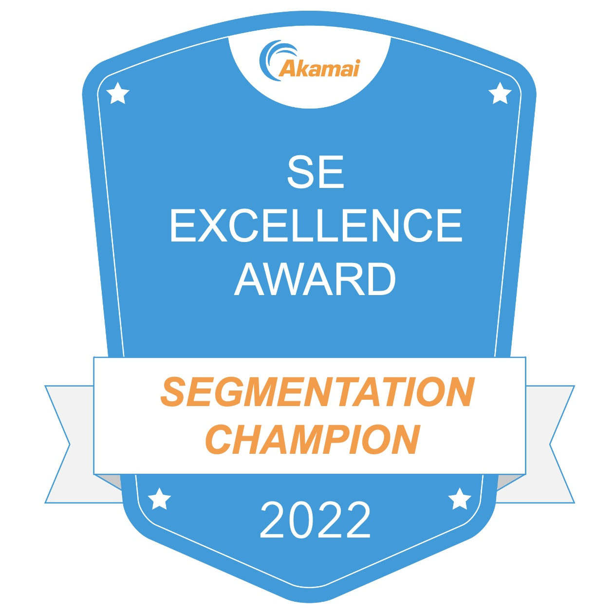 Akamai SE Segmentation Champion Award - Credly