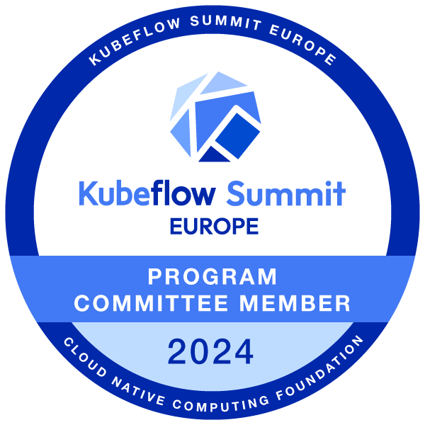 Kubeflow Summit Europe 2024 Program Committee Member Badge - Credly