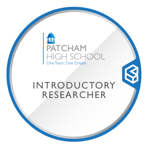 Patcham High School Introductory Researcher - Credly