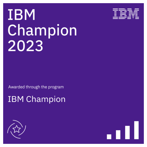 IBM Champion 2023 - Credly