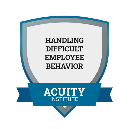 Handling Difficult Employee Behavior - Credly
