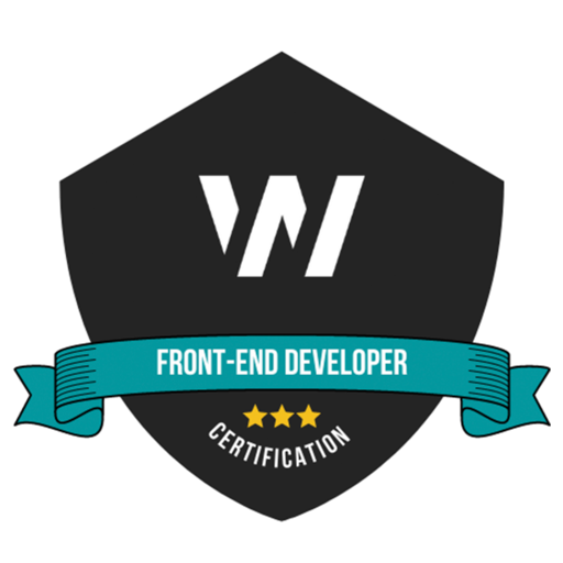 Front-End Developer Certification - Credly
