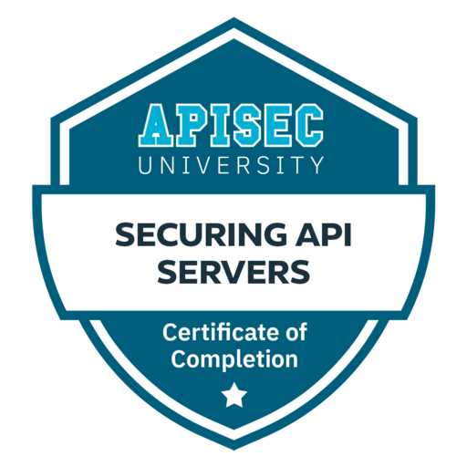 Securing API Servers (2 hours) - Credly