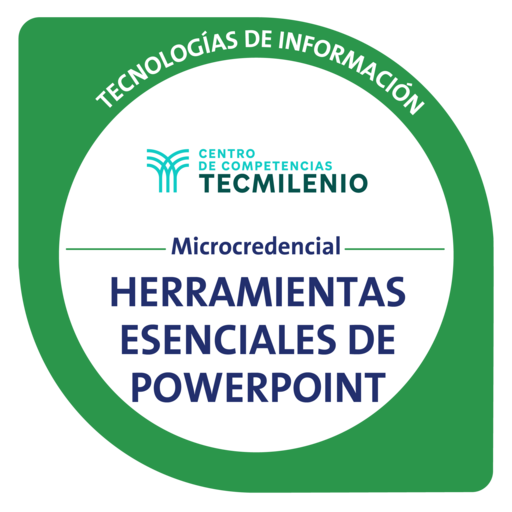 Microcredencial Herramientas esenciales de PowerPoint - Credly
