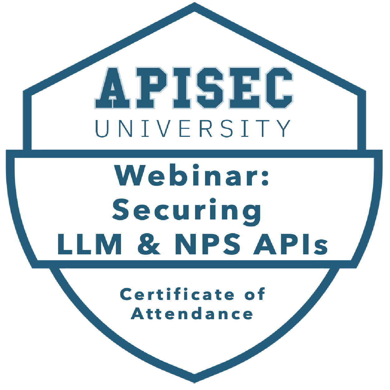 LLM & NPS Webinar - Certificate of Attendance - 1 hour - Credly