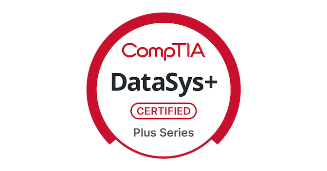 CompTIA DataSys+ ce Certification - Credly