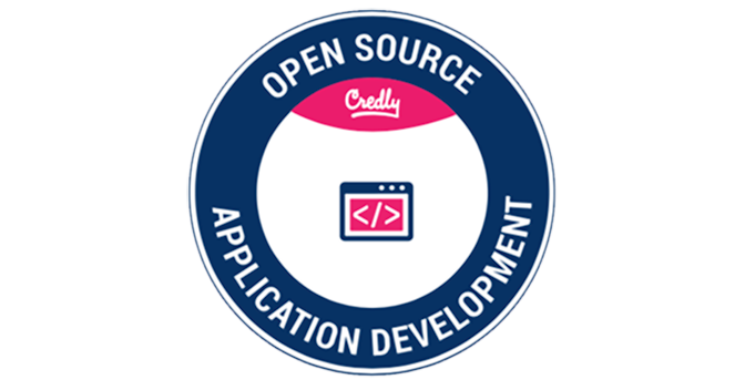 Open Source Application Development - Credly