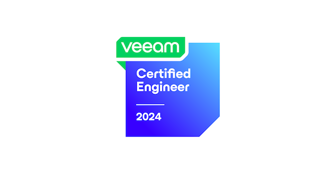 Veeam Certified Engineer (VMCE) 2024 - Credly
