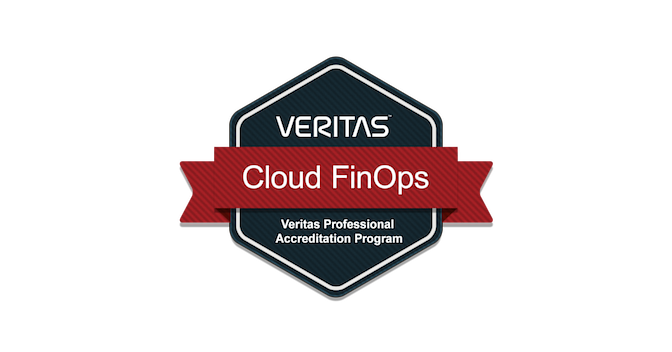 Veritas Cloud FinOps - Credly
