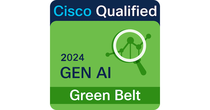 Data Science @Cisco Generative AI Green Belt 2024 - Credly