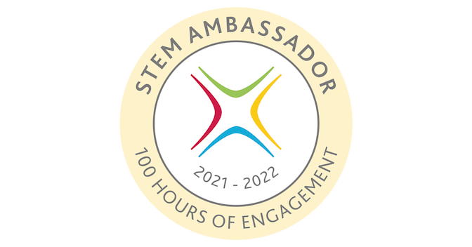 STEM Ambassador 100 hours of engagement 2021/2022 - Credly