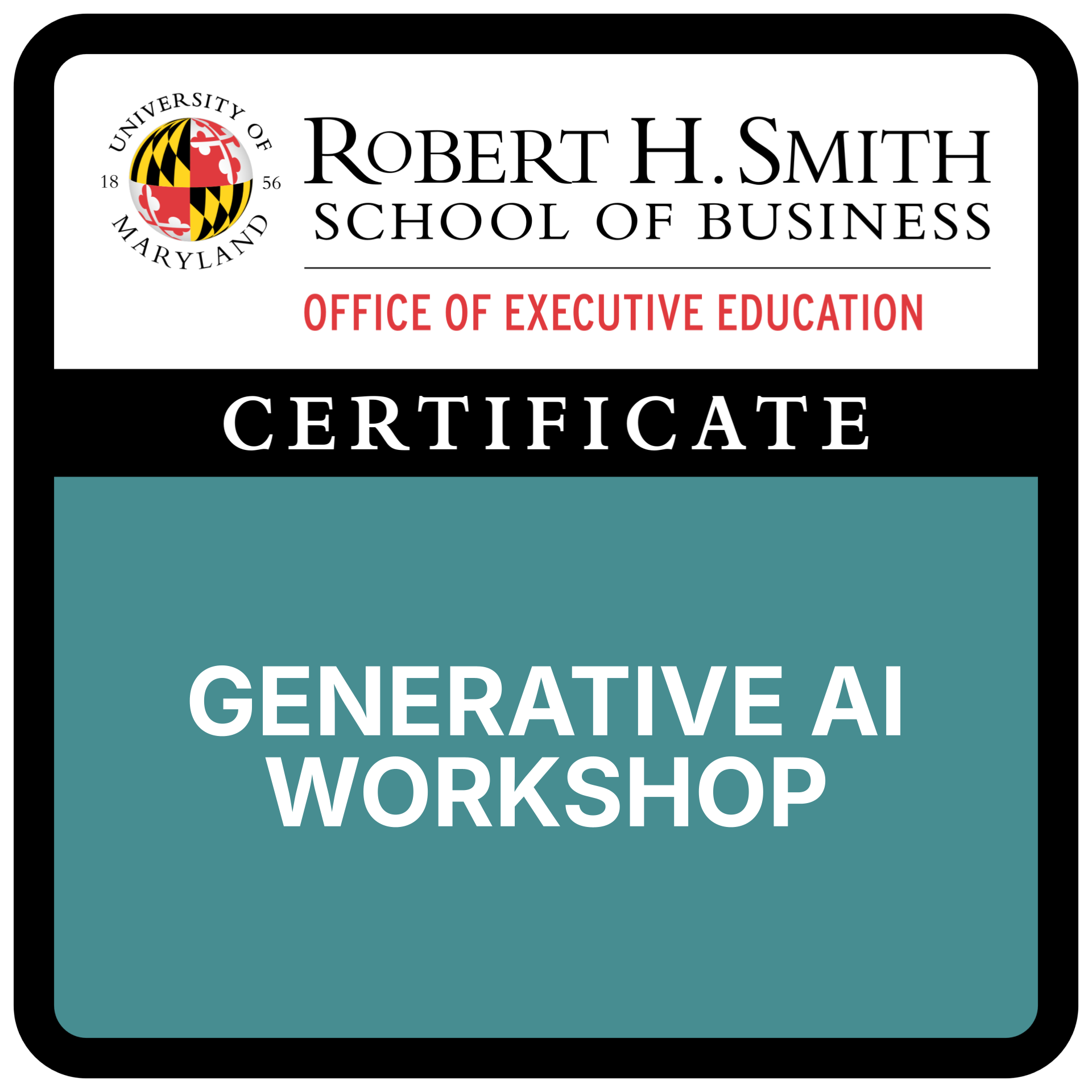 Generative AI Workshop - Credly
