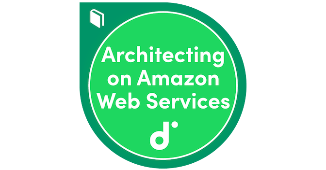 Participation au cours : Architecting on Amazon Web Services - Credly