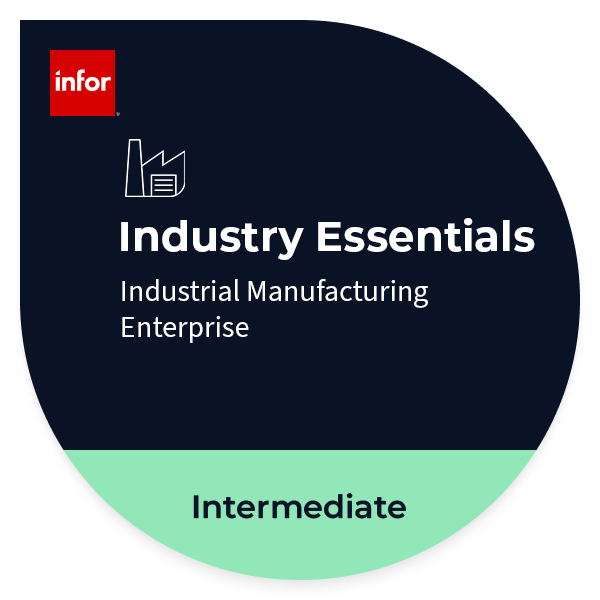Infor Industry Essentials: Industrial Manufacturing Enterprise ...