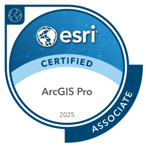 ArcGIS Pro Associate 2025 - Credly