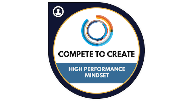 High Performance Mindset - Credly