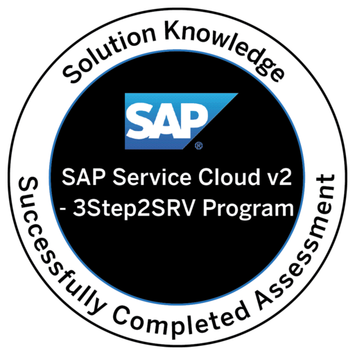 Solution Knowledge - SAP Service Cloud v2 - 3Step2SRV Program - Credly