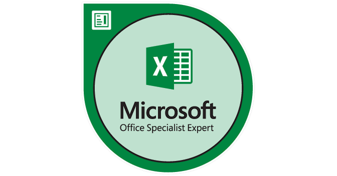 Microsoft Office Specialist: Excel 2013 Expert - Credly