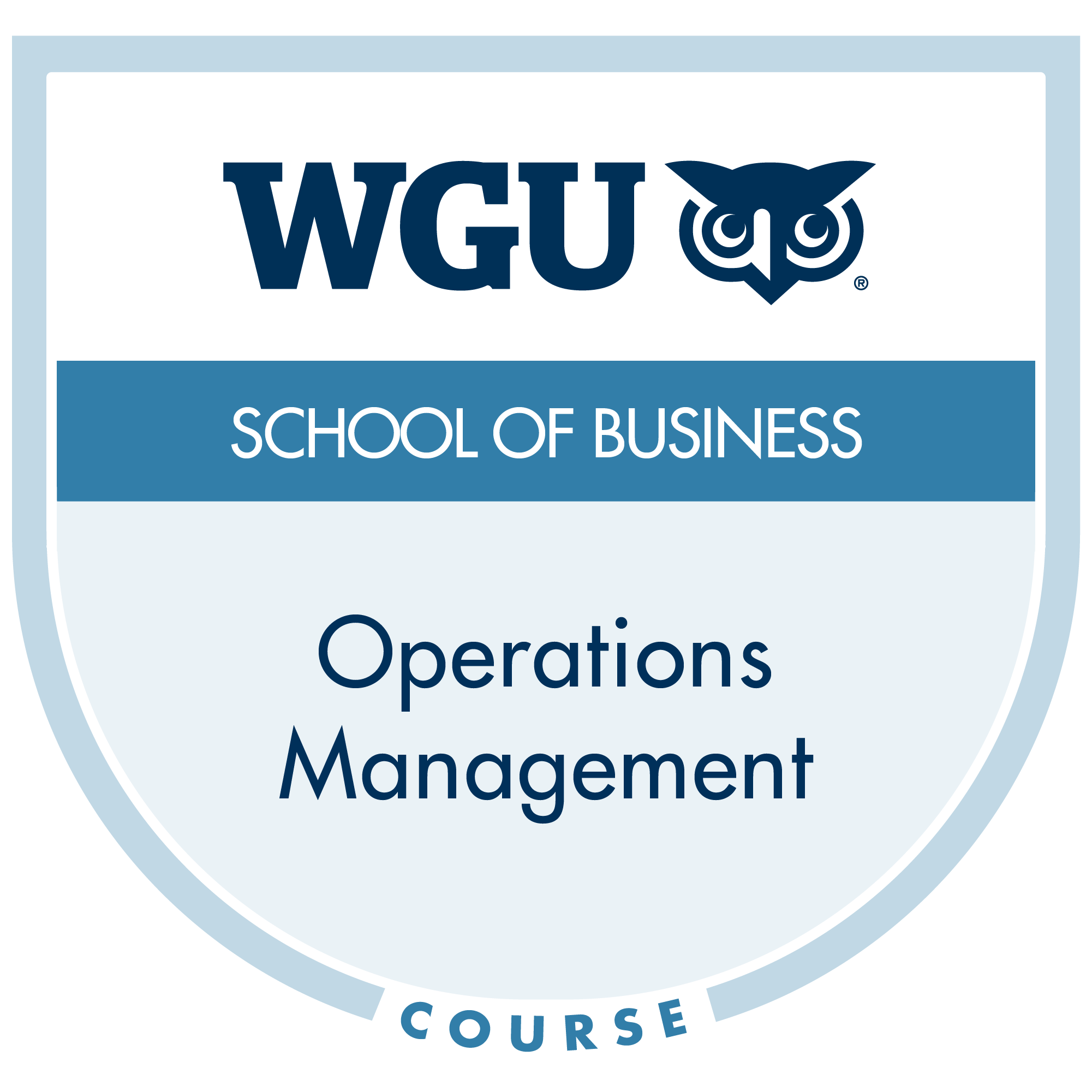 Operations Management - Credly