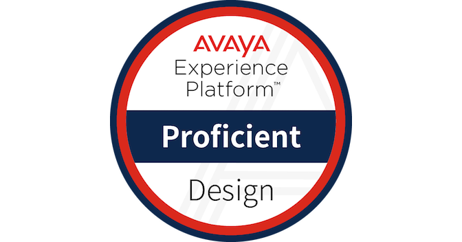 Avaya Experience Platform™ Design Proficient - Credly