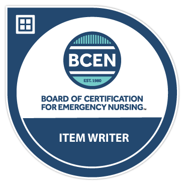 Board of Certification for Emergency Nursing (BCEN®) Item Writer - Credly