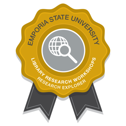 Library Research Workshops-Research Explorer Badge - Credly