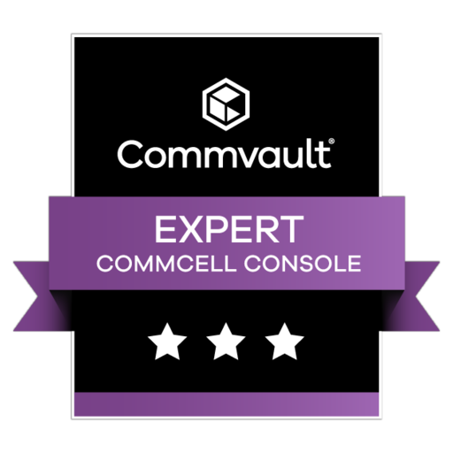 Commvault Certified Expert - CommCell Console - Credly