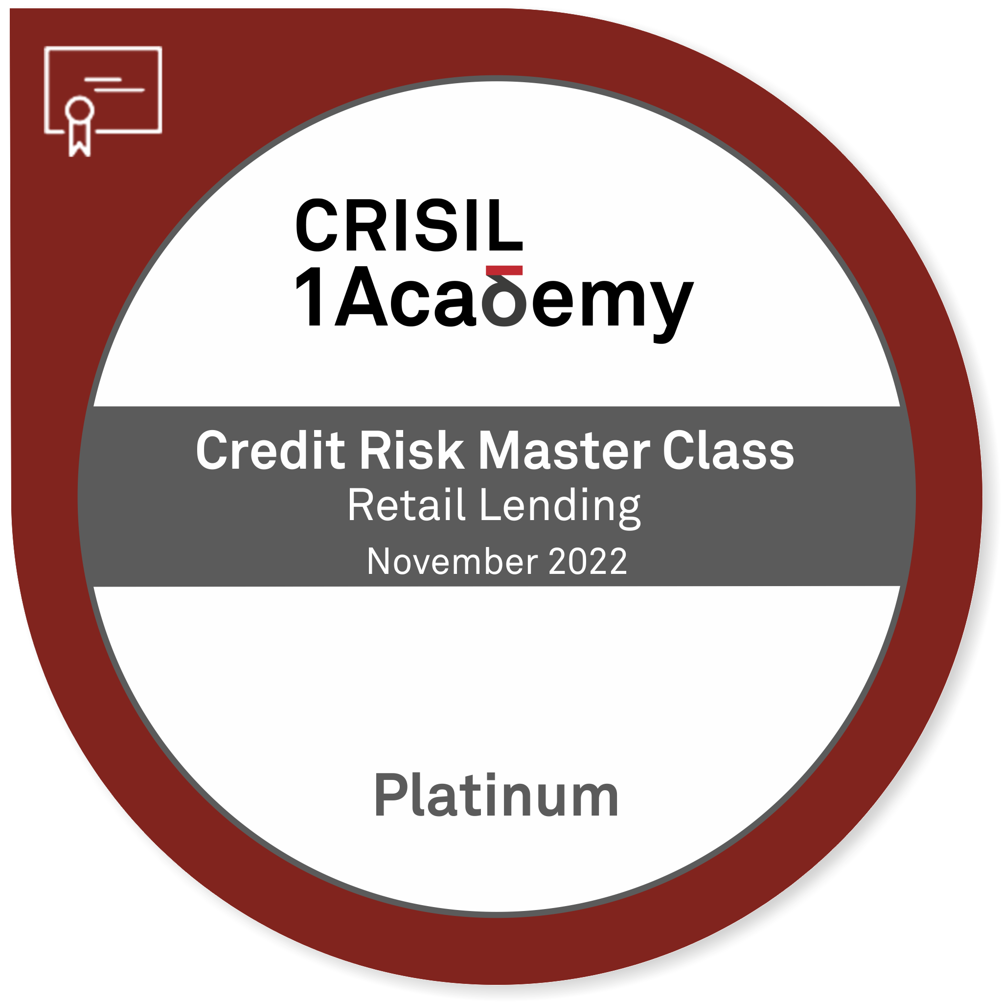 Credit Risk Master Class on Unsecured Lending (for CM/SCM) - Credly