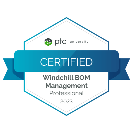 Windchill BOM Management Professional Certification Exam 2023 - Credly