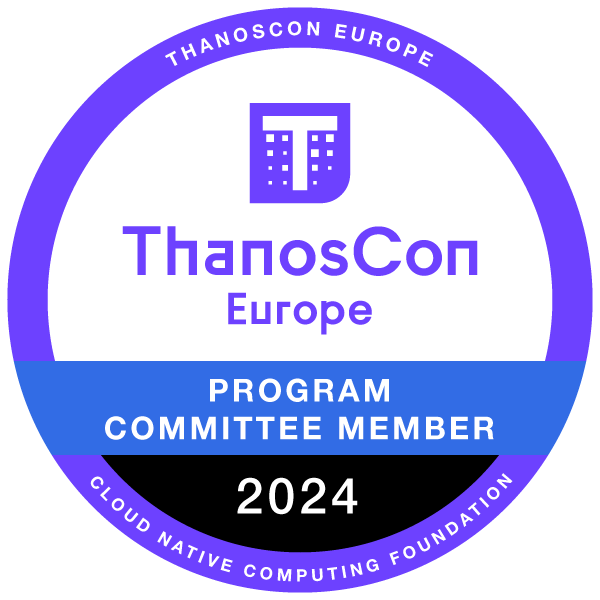ThanosCon Europe 2024 Program Committee Member Badge - Credly