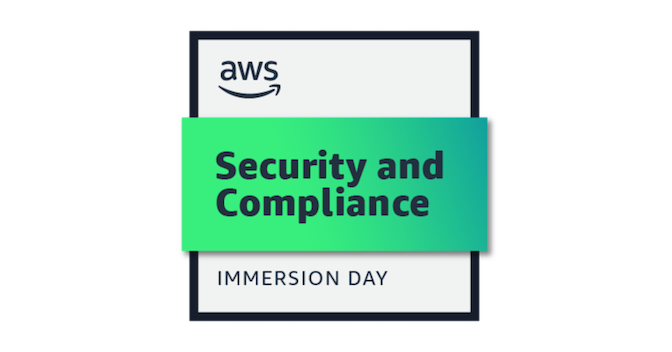 Security and Compliance Immersion Day Participant - Credly