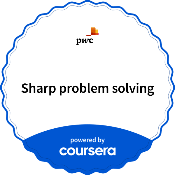Sharp problem solving - Credly