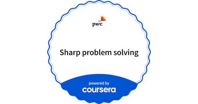 Sharp problem solving - Credly