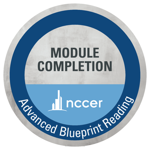 NCCER Advanced Blueprint Reading (08401) - Credly