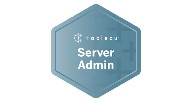 Tableau Server Administrator - Credly