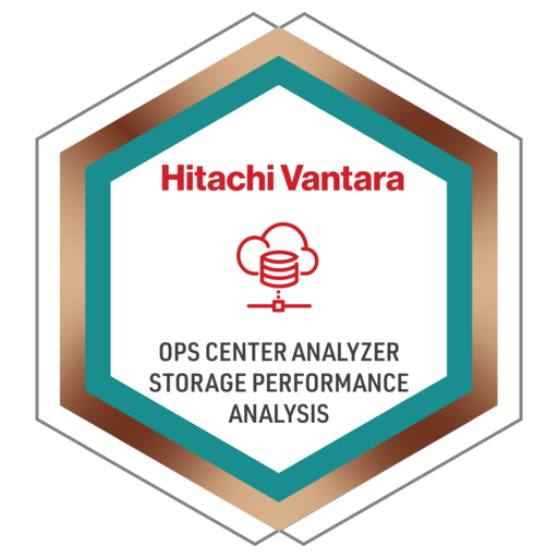Hitachi Ops Center Analyzer Storage Performance Analysis - Credly